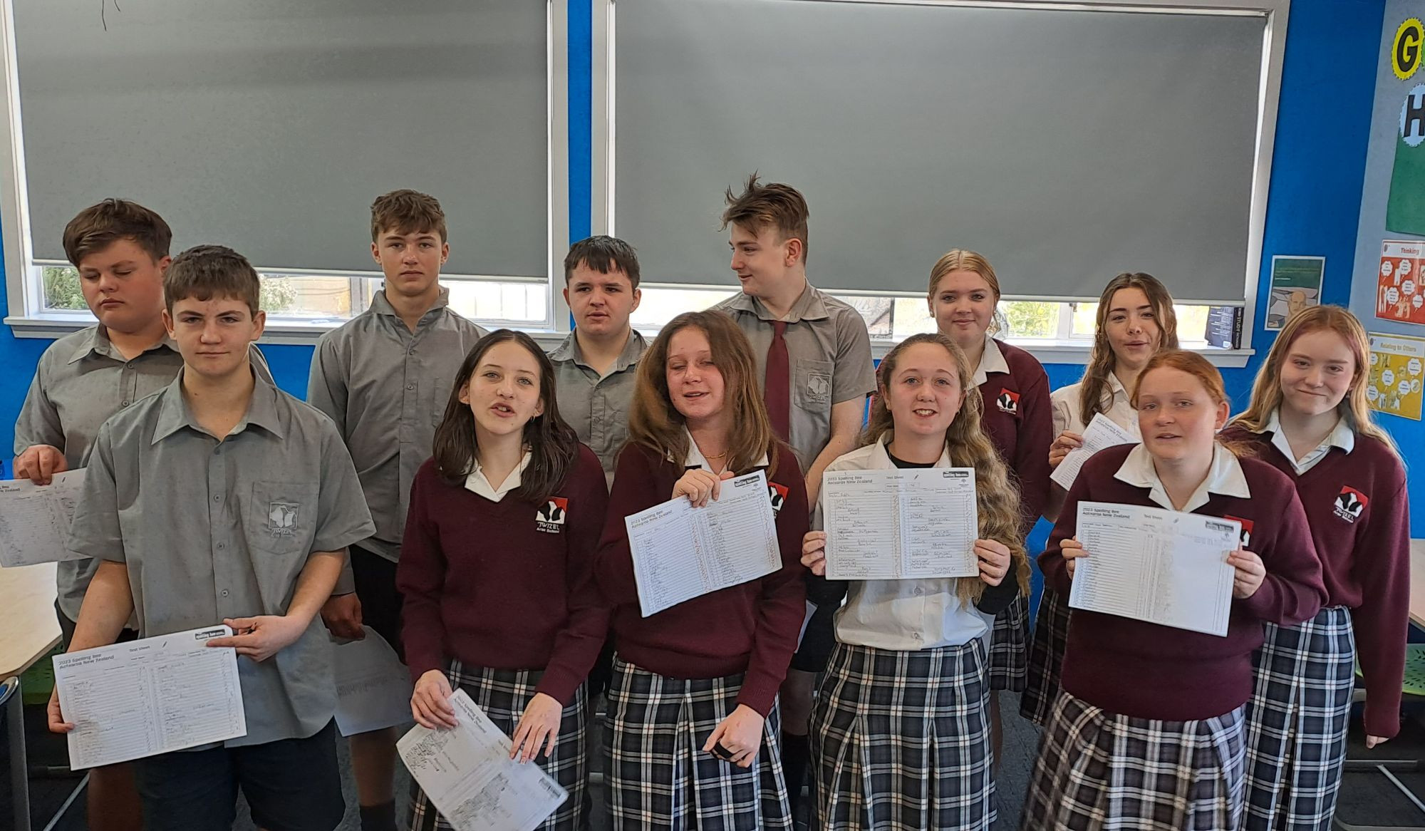 Middle Schoolers And The Spelling Bee Twizel Area School